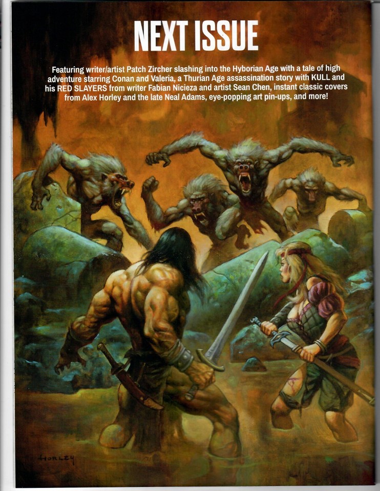 SAVAGE SWORD of CONAN MAGAZINE #8 - JOE JUSKO MAIN COVER A - TITAN ...