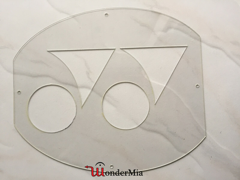 LI-NING YONEX VICTOR LIN DAN for Badminton Racquet String Logo Stencil ...