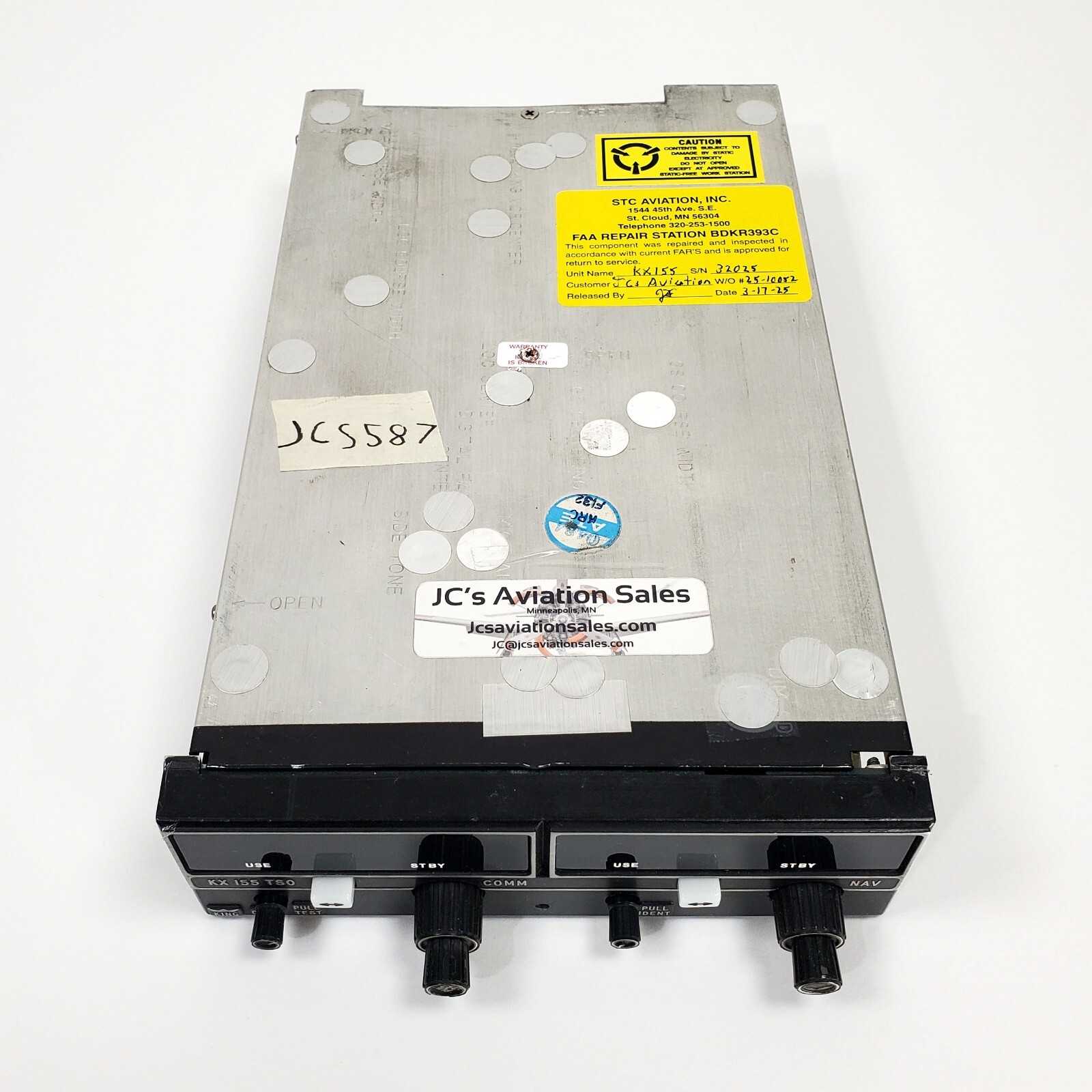 BENDIX/KING KX-155 14V P/N 069-1024-30 NON-GLIDESLOPE with FAA FORM ...