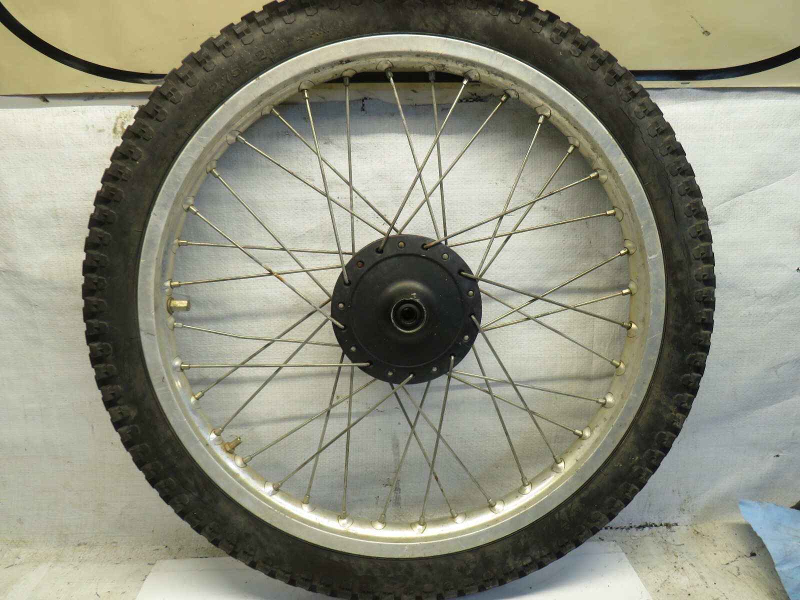 1974 SUZUKI EXACTA TRIALS RL250 OEM 21" FRONT WHEEL ASSEMBLY | eBay