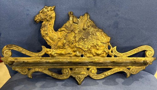 ANTIQUE US C.J.O. JUDD CAST IRON CAMEL WALL ART RACK PIPE HOLDER | eBay