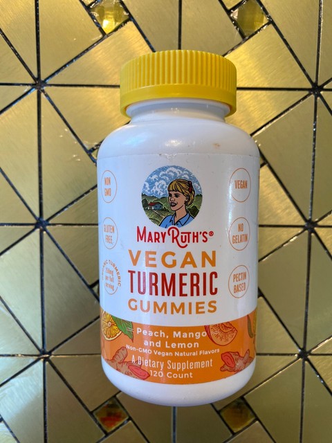 Mary Ruth’s Vegan Turmeric Gummies Peach Mango Lemon 120 Count for sale ...