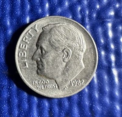 1982 “No P ” 10c Roosevelt Dime Missing Mintmark-Philadelphia Error | eBay
