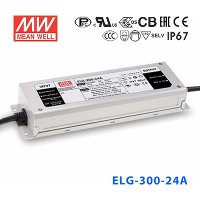 Mean Well ELG-300-24A Power Supply 300W 24V - Adjustable | eBay