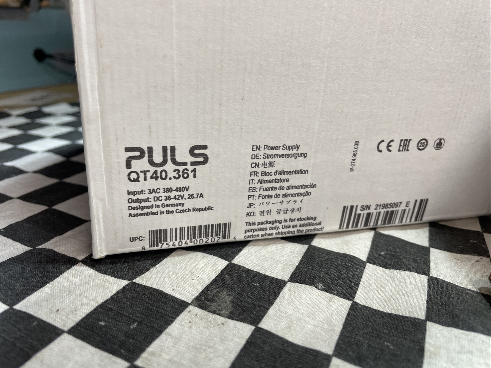 PULS QT40.361, QT40361, AC/DC DIN RAIL SUPPLY 36V 960W, SHIPSAMEDAY | eBay