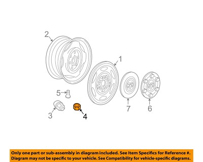 CHRYSLER OEM Wheel-Lug Nut 6036747AA | eBay