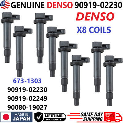 GENUINE DENSO Ignition Coils For 1998-2009 Toyota & Lexus 4.3L 4.7L ...