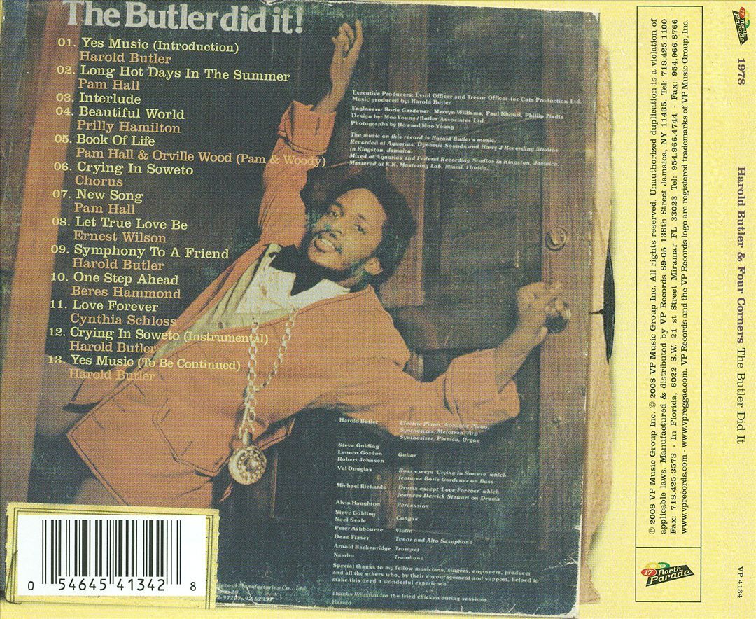 HAROLD BUTLER - THE BUTLER DID IT NEW CD 54645413428| eBay