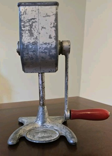 Vintage National Brand Metal Ice Cube Crusher 1950s Model IC-1 Red Hand ...