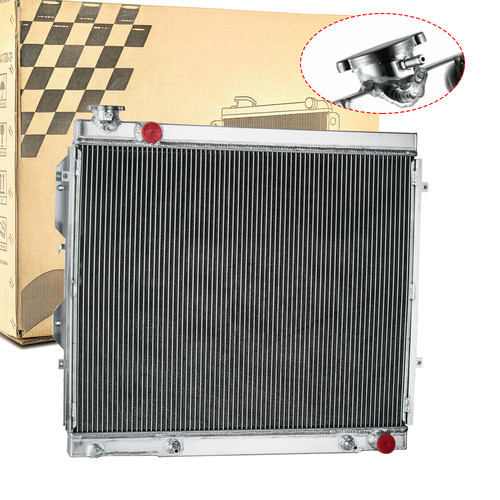 4 Row Aluminum Radiator For 2001-2007 Toyota Sequoia /Tundra SR5 4.7L ...
