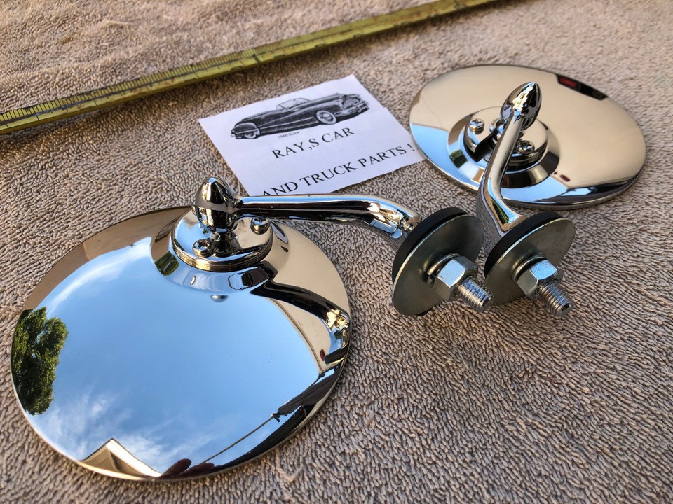 MG MGB Peep GT Classic Style Door Fender Mirrors | Pair