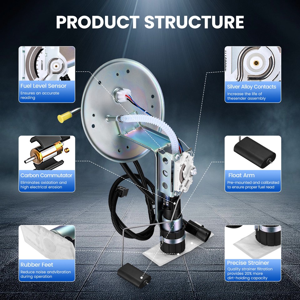 Fuel Pump & Sender for Ford Crown Victoria 03-10 Lincoln Town Car Grand ...