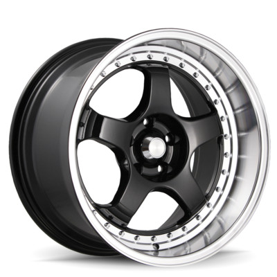 18x8 +45 F| 18x9 +50 R| Konig SSM 5x114.3 Black W/Machined Lip Wheels ...