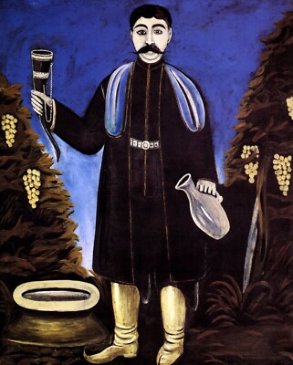 Prince with a Horn of Wine : Niko Pirosmani : Archival Quality Art ...