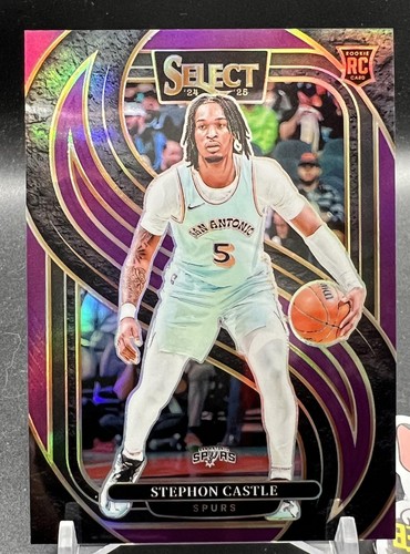 2024-25 Panini Select Stephon Castle RC Rookie Premier Level /99 | eBay