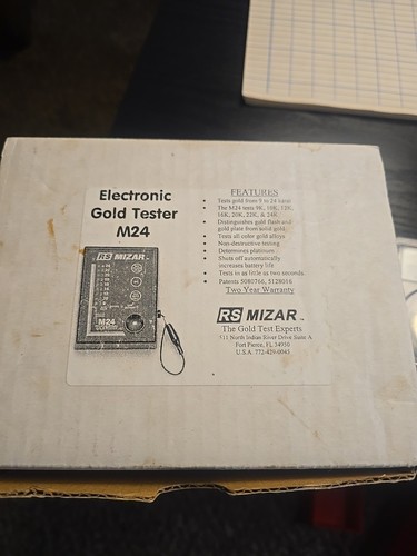 RS Mizar M24 Electronic Gold and Platinum Karat Jewelry Ring Tester 9k ...