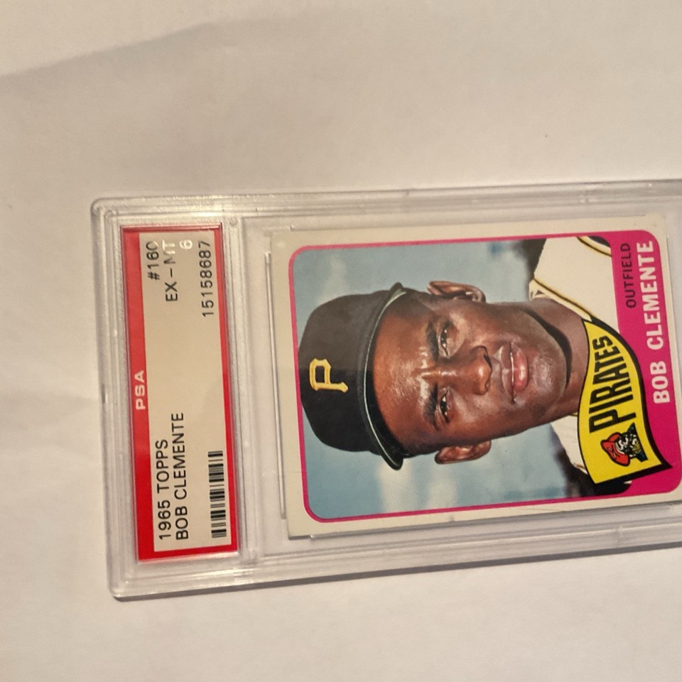 1965 Topps Roberto Clemente PSA 6 Graded Pittsburgh Pirates HOF Legend ...