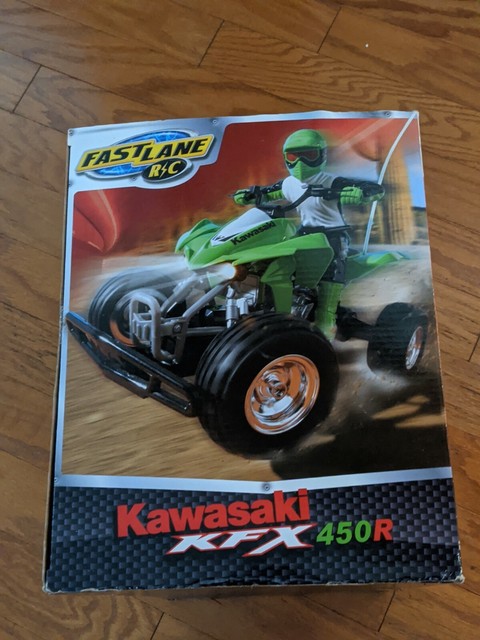 Toys "R" Us Fast Lane 1:7 Scale Kawasaki Remote Control ATV - Black for ...