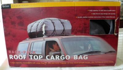 Unused AXIUS Organizers Roof Top Cargo Carrier 15 Cubic Ft. Weather ...