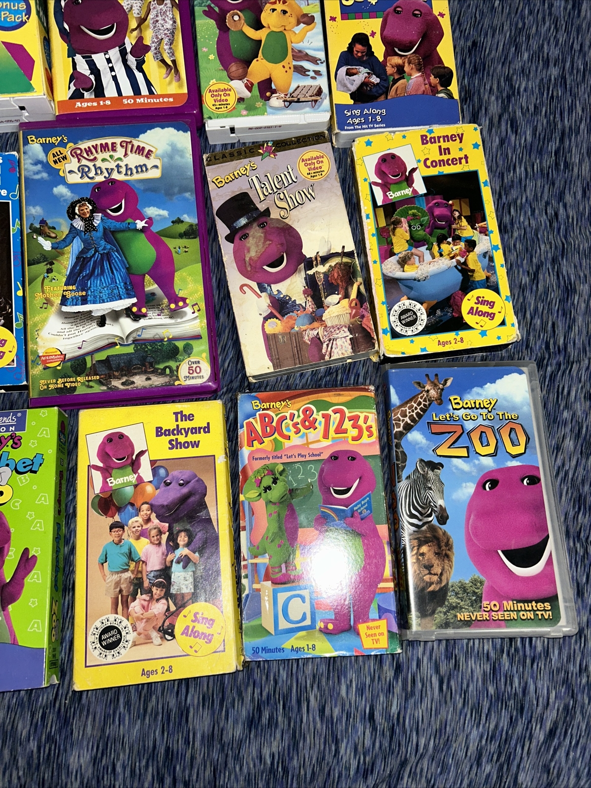 Barney VHS Lot 15 Barney the Purple Dinosaur | Grelly USA