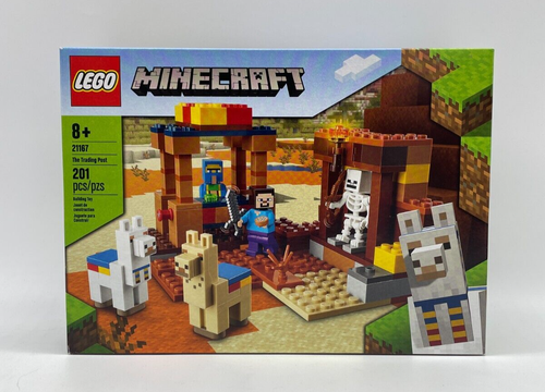 Lego Minecraft 21167 The Trading Post Collectible (201 pcs) New ...