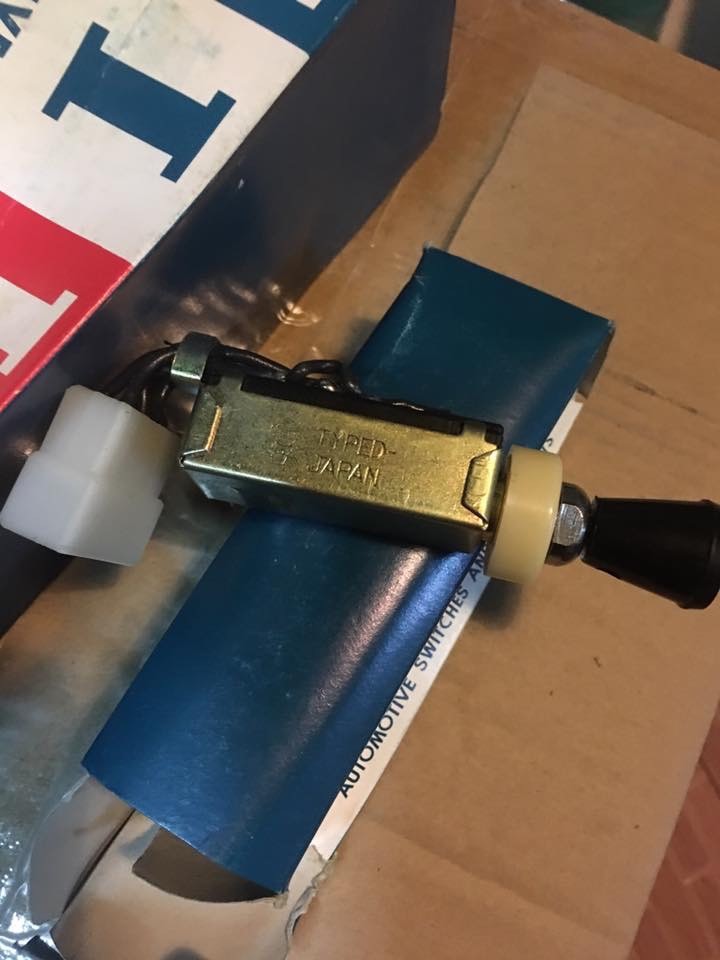 DATSUN 521 520 620 Pickup Wagon Head Light Switch Control NILES NOS ...