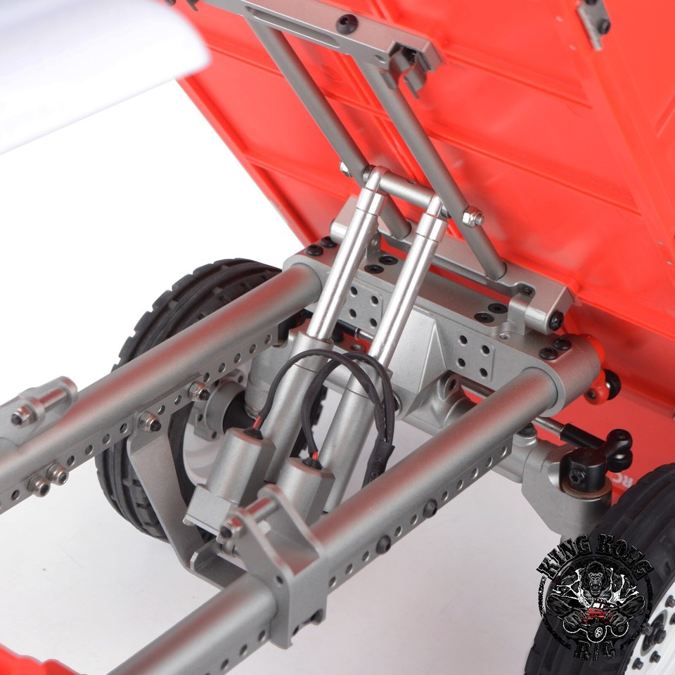 Kingkong RC 1/10 Scale Donkey 2-Speed Rear Engine Tractor W/ Front Dump ...