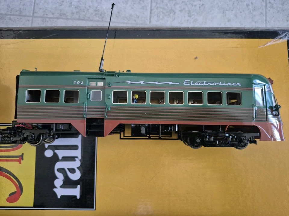 3rd Rail NORTH SHORE LINES ELECTROLINER 4 CAR TRAIN SET #803-#804 2 ...