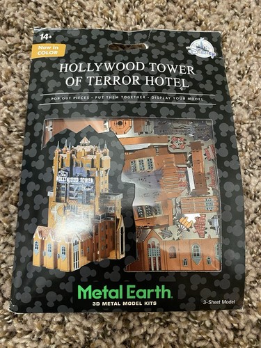 Disney Hollywood Tower of Terror Hotel Metal Earth 3D Model Kit | eBay