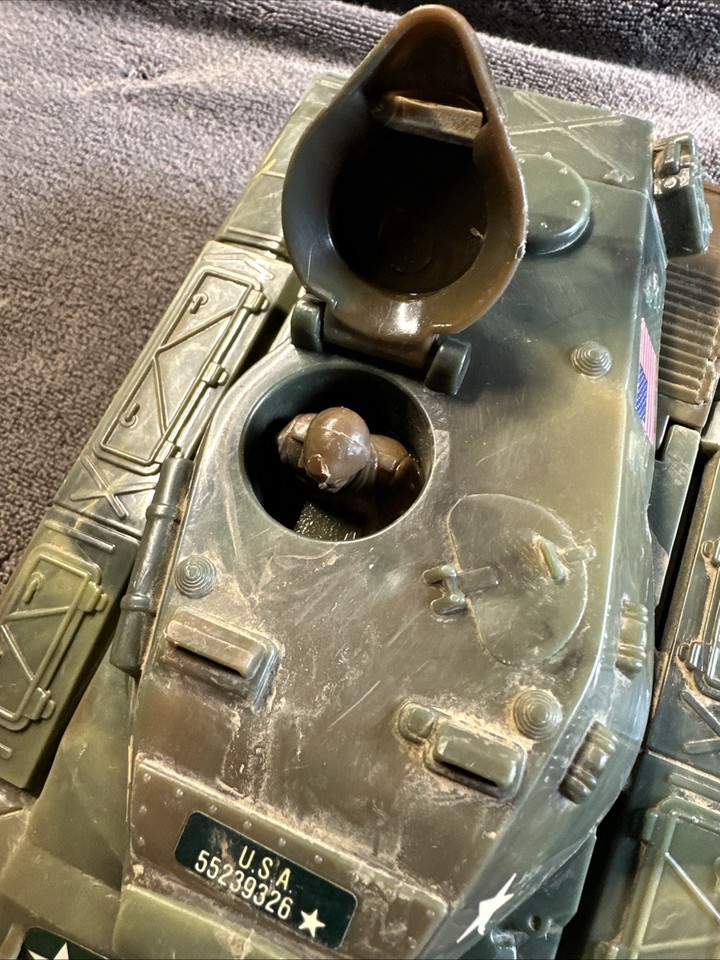 Vintage 90’s Green Plastic US Army Tank Used Toy Decent Condition🇺🇸🗽11 ...