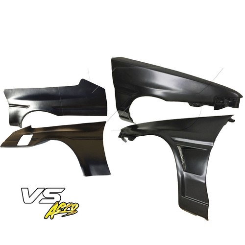 VSaero FRP JBLO Wide Body Fenders Set 4pc 20/40mm AE86 Trueno 3dr Hatch ...