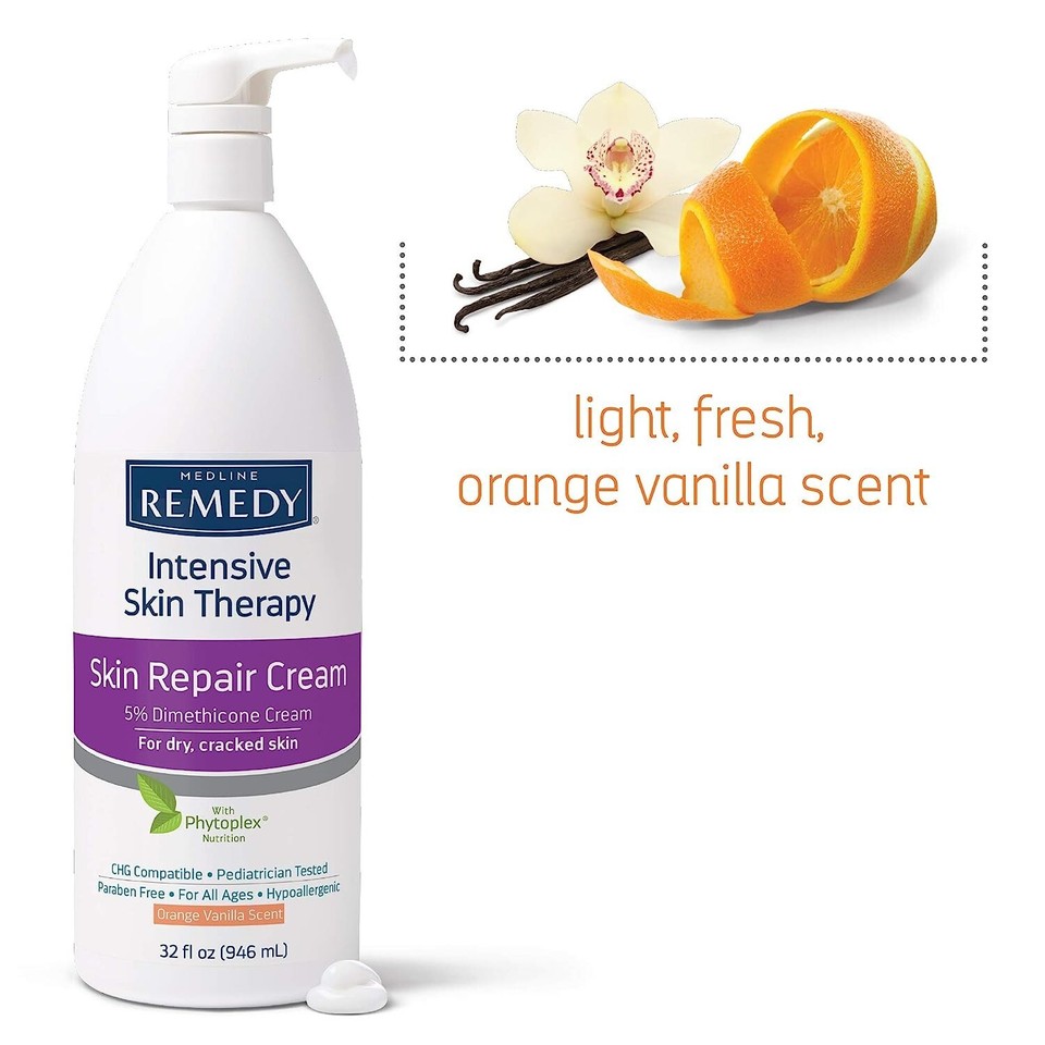 Medline Remedy Intensive Skin Therapy Skin Repair Cream with Phytoplex ...