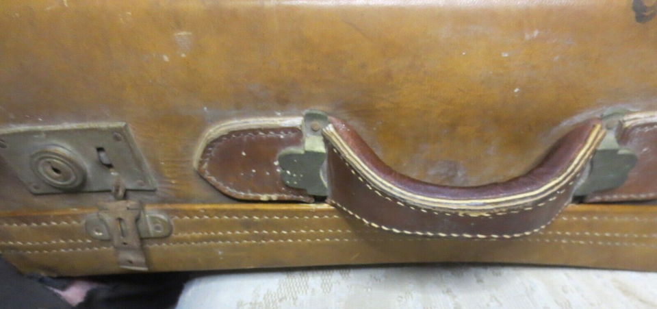 Vintage US Navy Seaman Sailor WW2 era Suitcase w/ Service History Pearl ...