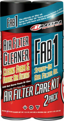Maxima Racing Oil Foam & Fabric Motorcycle Air Filter Cleaner and Oil ...