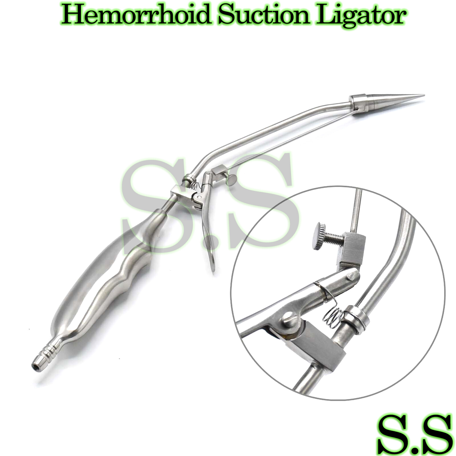 Premium Grade Hemorrhoid Suction Ligator Rectal Surgical Instruments OP ...