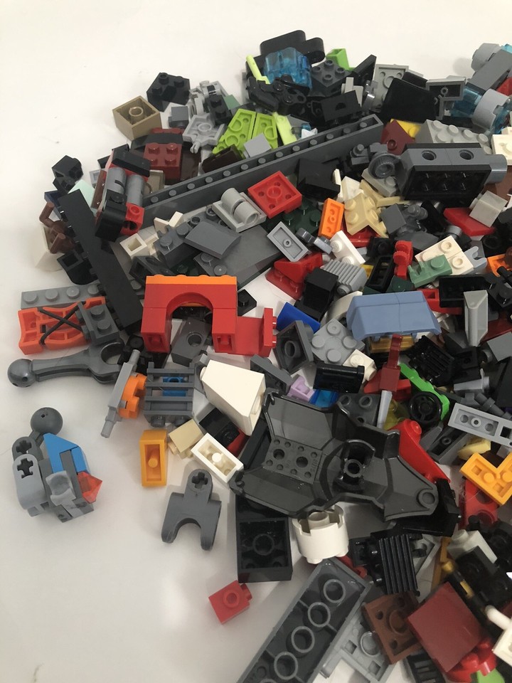 Lego Mixed Pieces Lot 13 Ounces Bricks Random Assortment Building ...