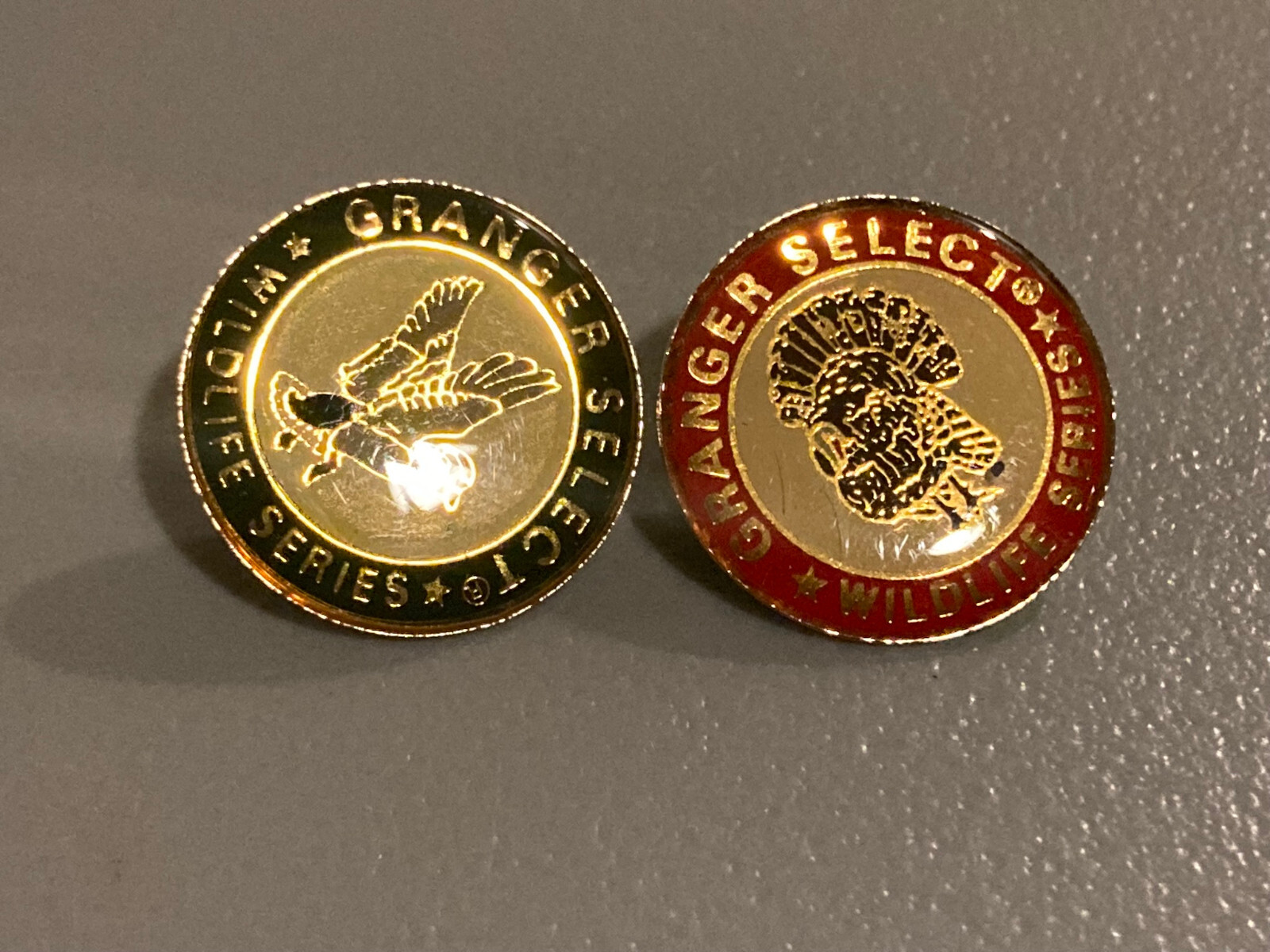 Collection of 2 Lapel Pins Granger Select Wildlife Duck Turkey Hunting ...