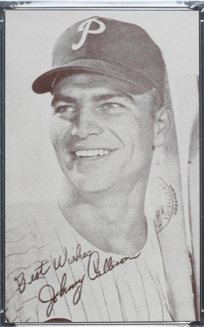 1963 Exhibits Stats-on-Back - Johnny Callison for sale online | eBay