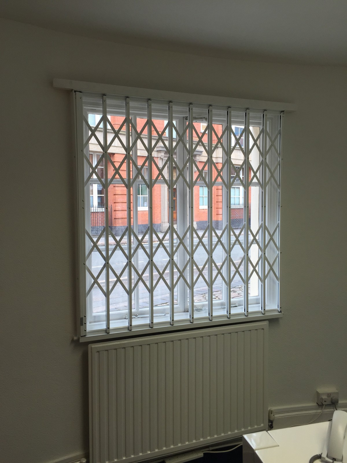 OFFICE SECURITY WINDOW GRILLE, OFFICE SHUTTER, RECEPTION SHUTTER | eBay UK