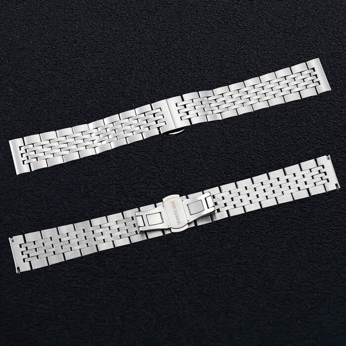 Premium Solid Stainless Steel Watch Strap Metal Band Universal 12-24 ...