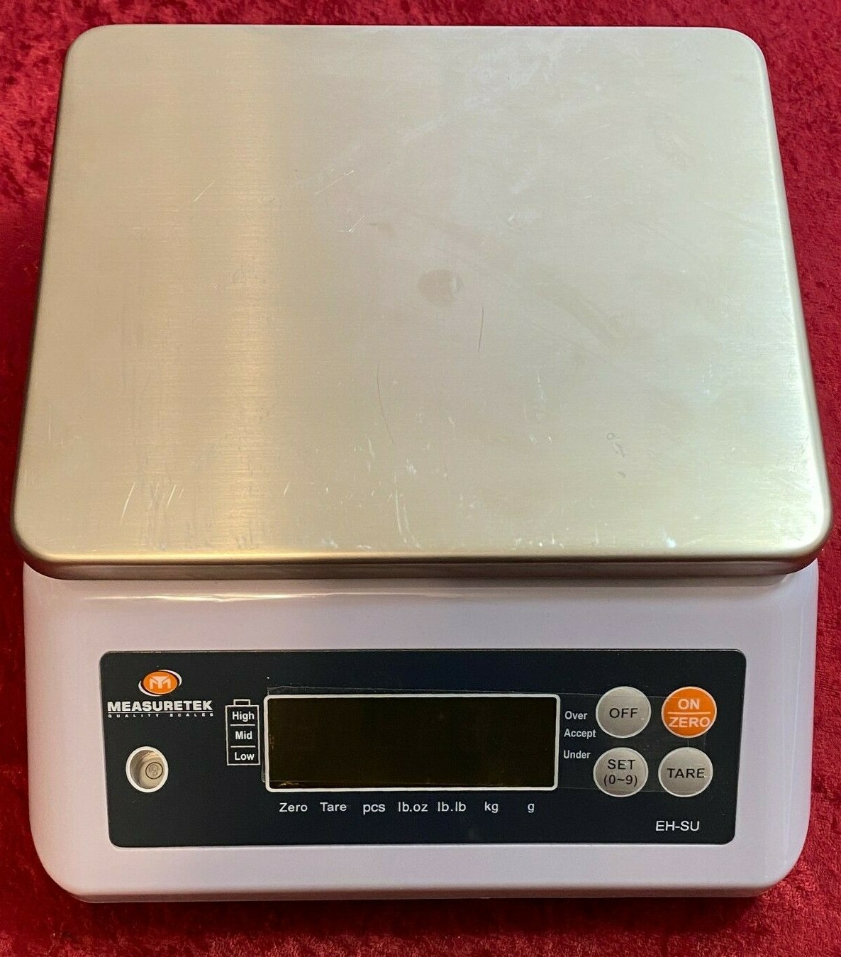 Used MEASURETEK 12R990 Washdown Bench Scale,Digital,3kg/6.6 lb. | eBay
