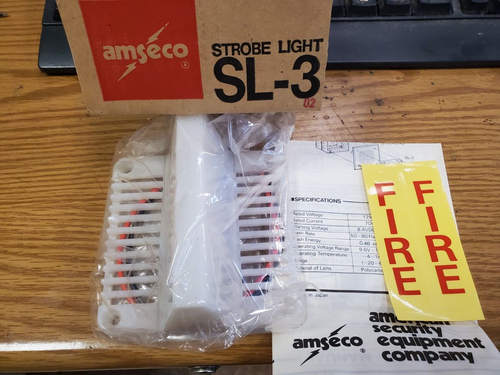 AMSECO Strobe Light SL-3 Volt 24VDC NEW | eBay