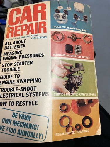 Car Repair Science & Mechanics Annual 1968 edition | eBay