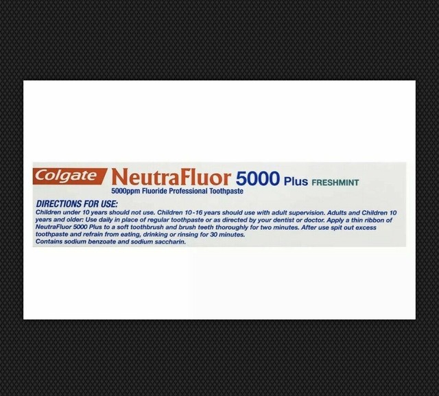 Colgate NeutraFluor 5000 Plus Freshmint Toothpaste - 56g for sale ...
