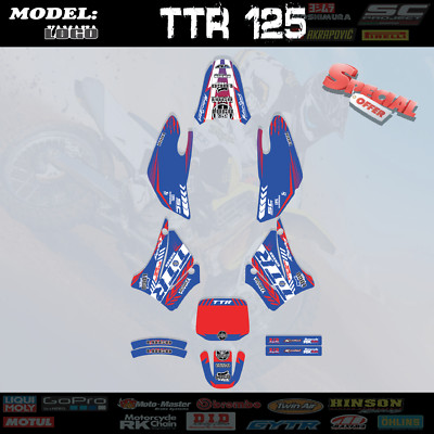 Graphics Kits Decals 4 YAMAHA TTR 125 TTR125 2000-2007 01 02 03 04 ...