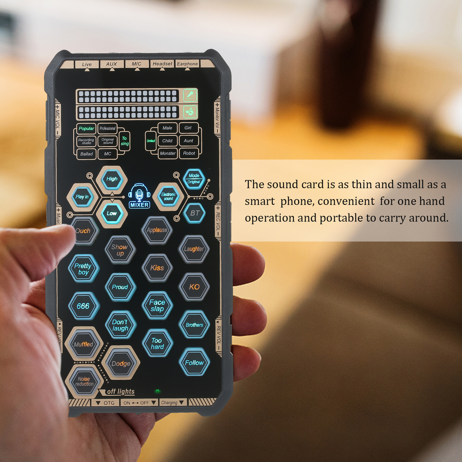 Live Sound Handheld Outdoor Portable DSP Sound Effect Device O4G6 | eBay UK