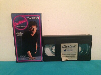 Cocktail VHS tape & sleeve FRENCH | eBay