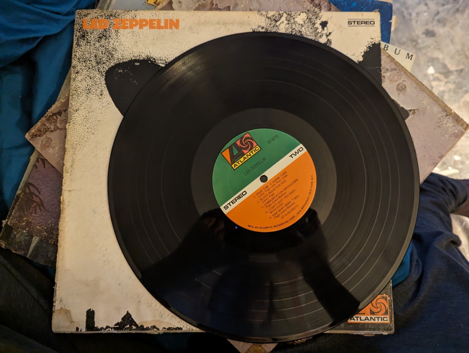 1969 Led Zeppelin First Album, First Pressing Atlantic SD 8316 | eBay