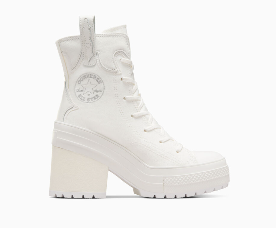 NEW Women's CONVERSE Chuck 70 De Luxe Heel Western Cowboy Boots Shoes ...