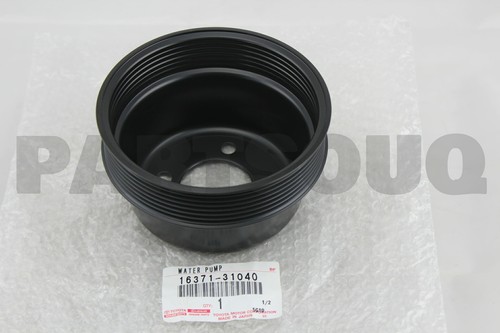 1637131040 Genuine Toyota PULLEY, FAN 16371-31040 | eBay